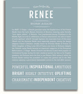 Renee | Name Art Print – Name Stories