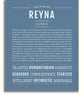 Reyna Personalized Name Meaning Art Prints – Name Stories