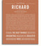 Richard | Name Art Print – Name Stories