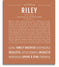 Riley (female) | Name Art Print – Name Stories