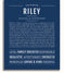 Riley (female) | Name Art Print – Name Stories