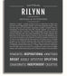 Rilynn | Name Art Print – Name Stories