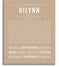 Rilynn | Name Art Print – Name Stories