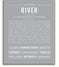 River Personalized Name Meaning Art Prints – Name Stories