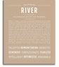 River (male) | Name Art Print – Name Stories
