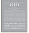 Robby Personalized Name Meaning Art Prints – Name Stories