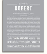 Robert | Name Art Print – Name Stories
