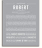 Robert | Name Art Print – Name Stories