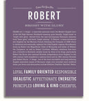 Robert | Name Art Print – Name Stories