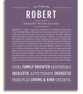 Robert | Name Art Print – Name Stories