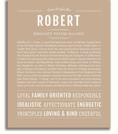 Robert | Name Art Print – Name Stories