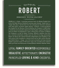 Robert | Name Art Print – Name Stories