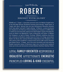 Robert | Name Art Print – Name Stories