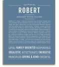 Robert | Name Art Print – Name Stories