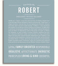 Robert | Name Art Print – Name Stories