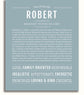 Robert | Name Art Print – Name Stories