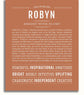 Robyn | Name Art Print – Name Stories