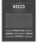 Rocco | Name Art Print – Name Stories