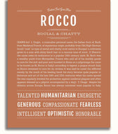 Rocco | Name Art Print – Name Stories