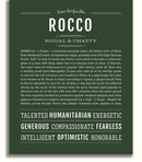 Rocco | Name Art Print – Name Stories