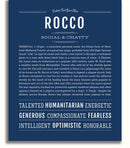 Rocco | Name Art Print – Name Stories