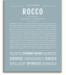Rocco | Name Art Print – Name Stories