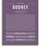 Rodney | Name Art Print – Name Stories