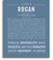Rogan | Name Art Print – Name Stories