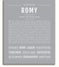 Romy | Name Art Print – Name Stories