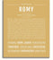 Romy | Name Art Print – Name Stories