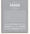 Ronan | Name Art Print – Name Stories
