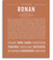 Ronan | Name Art Print – Name Stories