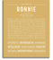 Ronnie Personalized Name Meaning Art Prints – Name Stories