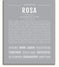 Rosa | Name Art Print – Name Stories