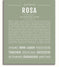 Rosa | Name Art Print – Name Stories