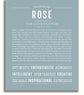 Rose | Name Art Print – Name Stories