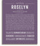 Roselyn | Name Art Print – Name Stories