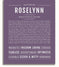 Roselynn | Name Art Print – Name Stories