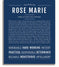 Rosemarie | Name Art Print – Name Stories