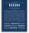 Roxana | Name Art Print – Name Stories
