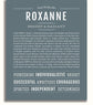 Roxanne | Name Art Print – Name Stories