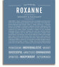 Roxanne | Name Art Print – Name Stories