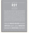 Roy | Name Art Print – Name Stories