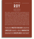 Roy | Name Art Print – Name Stories