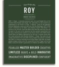 Roy | Name Art Print – Name Stories
