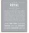 Royal Personalized Name Meaning Art Prints – Name Stories