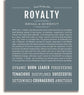 Royalty Personalized Name Meaning Art Prints – Name Stories