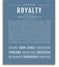 Royalty Personalized Name Meaning Art Prints – Name Stories