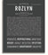 Rozlyn | Name Art Print – Name Stories