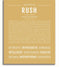Rush | Name Art Print – Name Stories